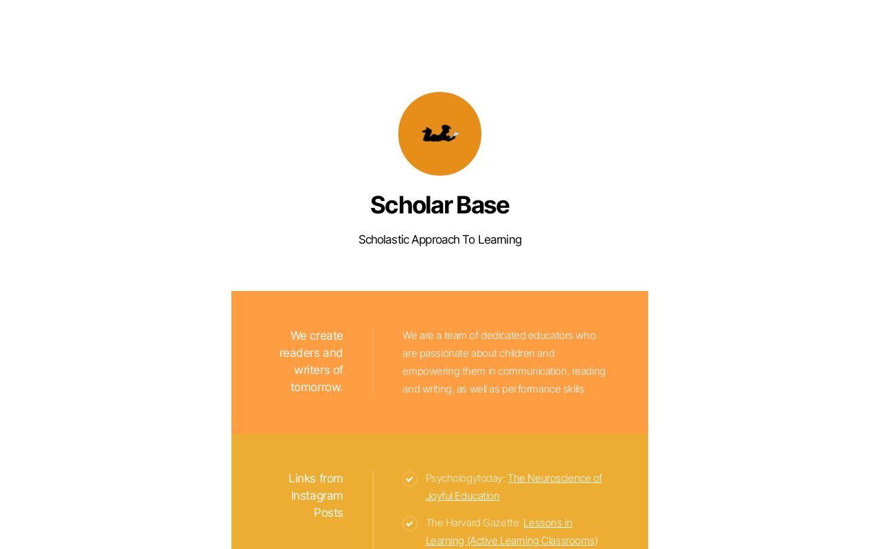 Scholar Base